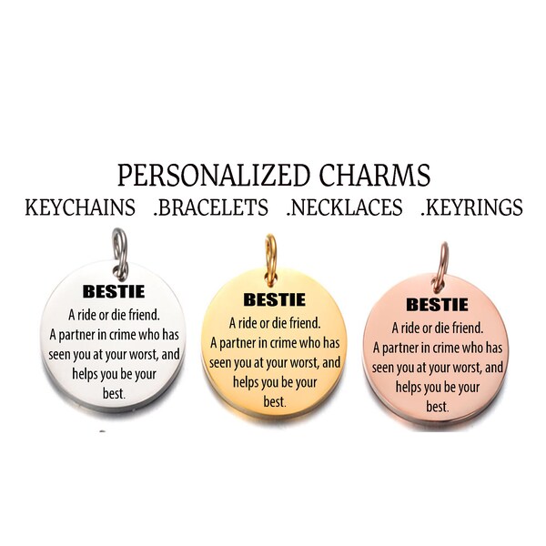 Friend Charm - Etsy