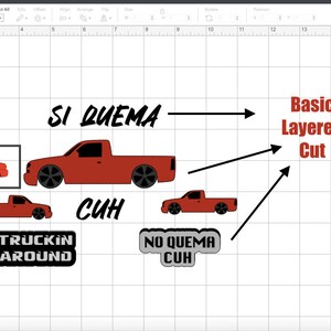 Si Quema Cuh SVG File, Cake Topper SVG, Trokiando Cake Topper - Etsy