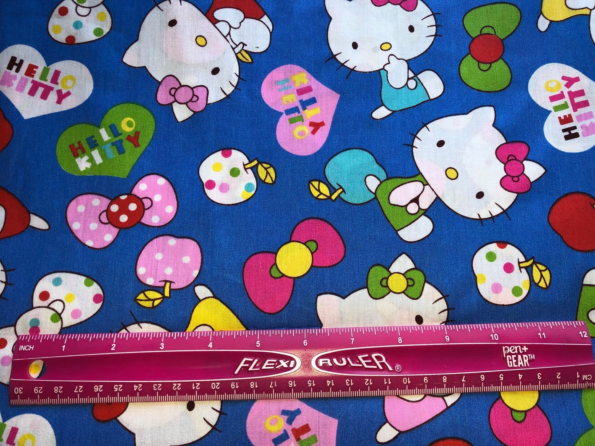 Hello Kitty Assorted fabrics. 100% Quilting cotton. Hard to | Etsy