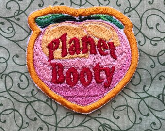 Peach Fruit Cartoon Booty Punk Jacket Decorative Girl Patch - Etsy