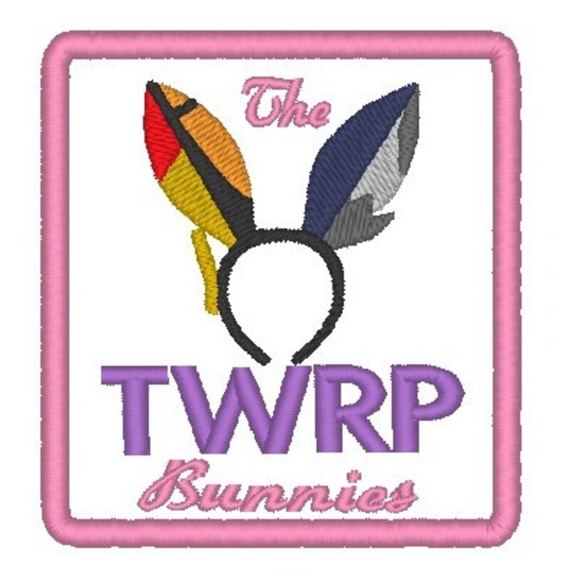 TWRP Bunnies Logo Patch | Etsy