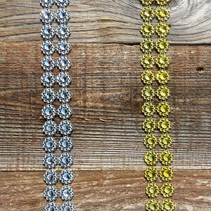 Silver and Gold BLING Flower Garland for Homecoming Mum - Etsy