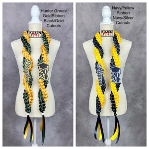 Custom Twisted Graduation Lei for High School & College, or Senior ...