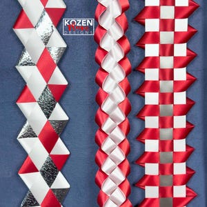 Set of 5 Braids With Option for Imprint Ribbon & Diamond Dust for ...