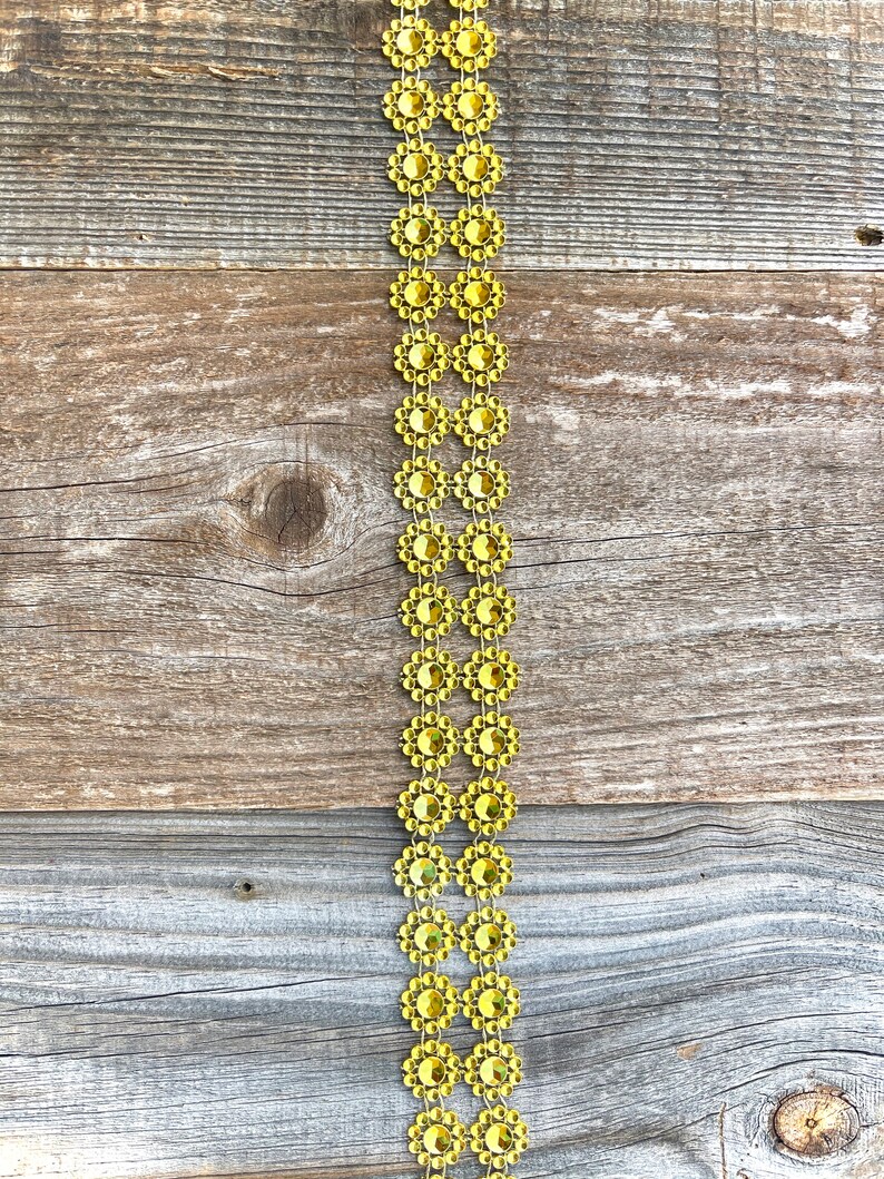 Silver and Gold BLING Flower Garland for Homecoming Mum - Etsy