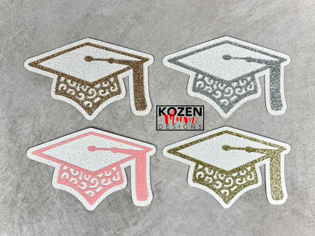 SENIOR Grad Cap With SWIRL Die Cut for Homecoming Mum Ready to Ship - Etsy