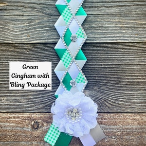 Gingham Victory Braid for Homecoming Mum or Garter - Etsy
