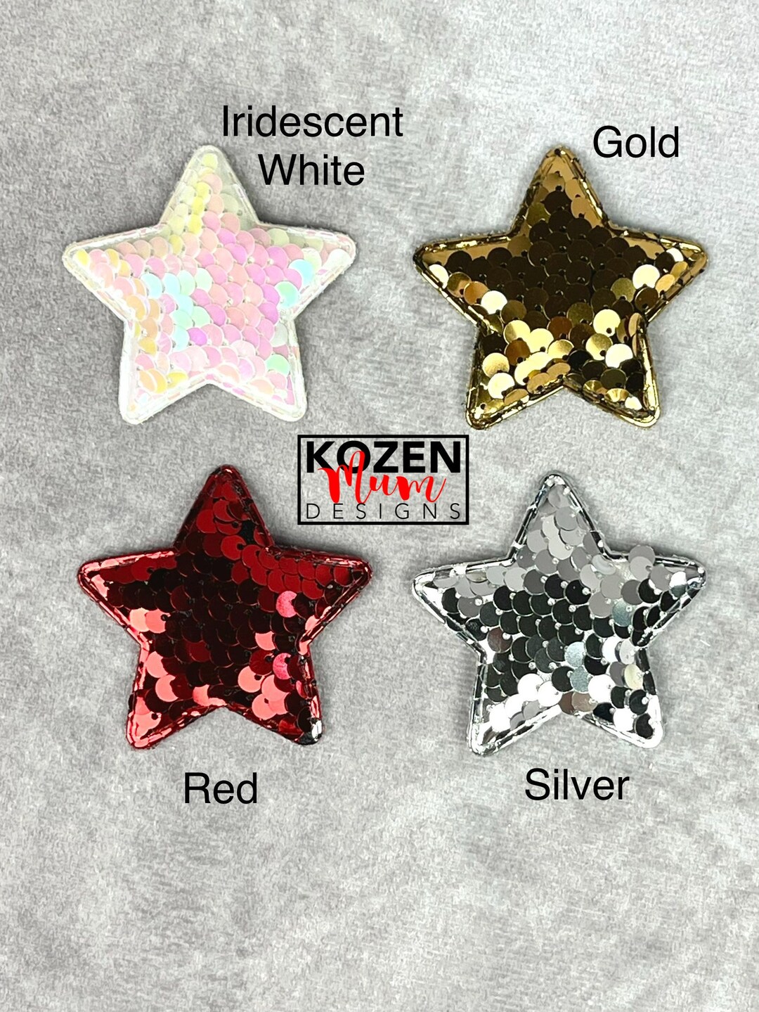 Sequin Star Shaped Embellishment, Colorful Décor for Homecoming Mums ...