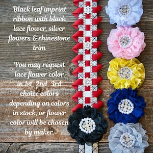 Texas Champion Braid With LEAF Ribbon (black & Silver) Used for ...