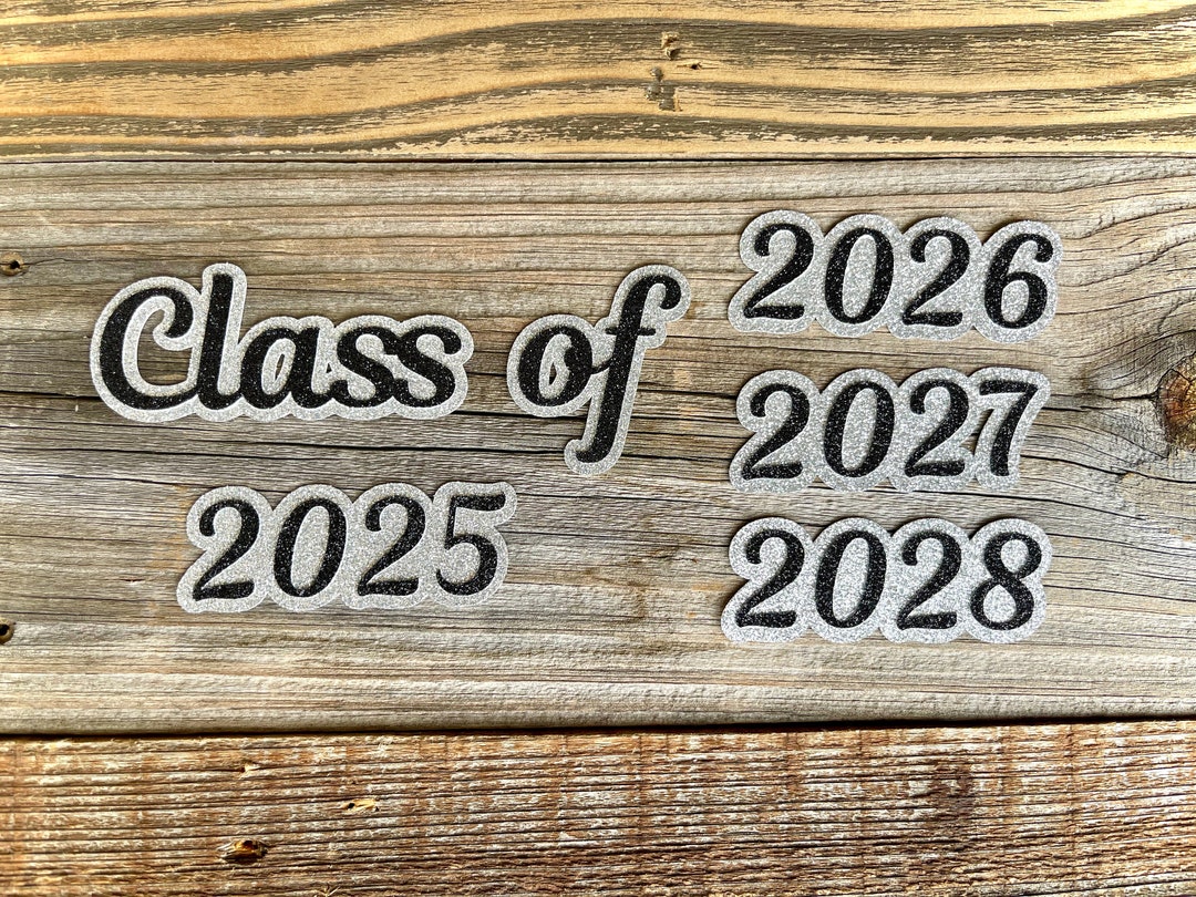 MARIGOLD Font CLASS OF 2025/2026/2027/2028 for Homecoming Mum Add On ...