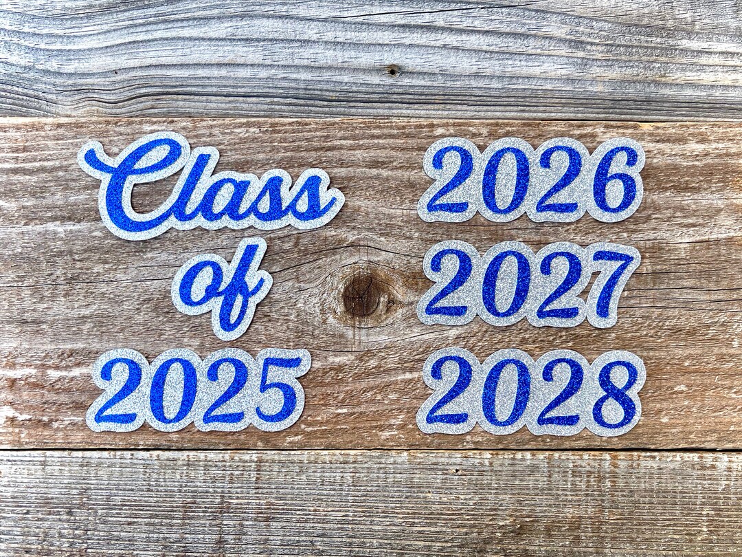 Class of 2026/2027/2028/2029 in Gardenia Font for Homecoming Mum or ...