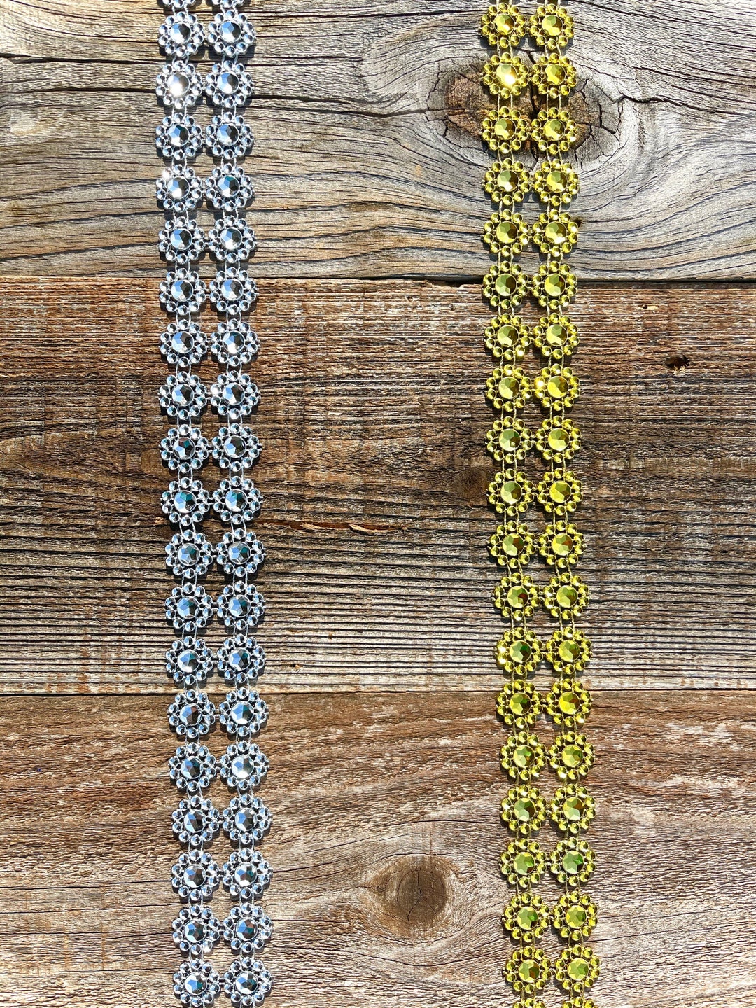 Silver and Gold BLING Flower Garland for Homecoming Mum - Etsy