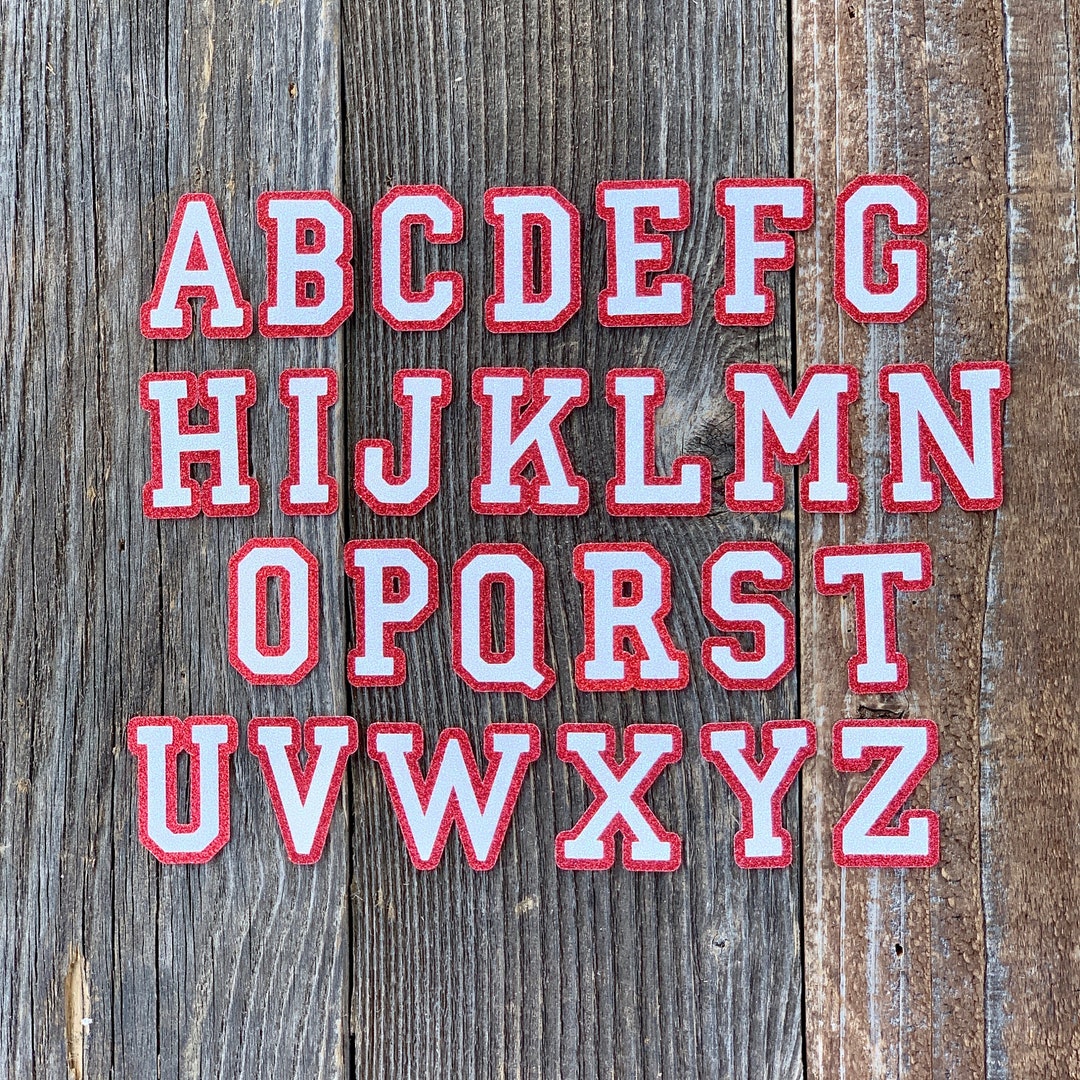 Individual Letters Block Font for Homecoming Mum or Garter 2 Sizes ...