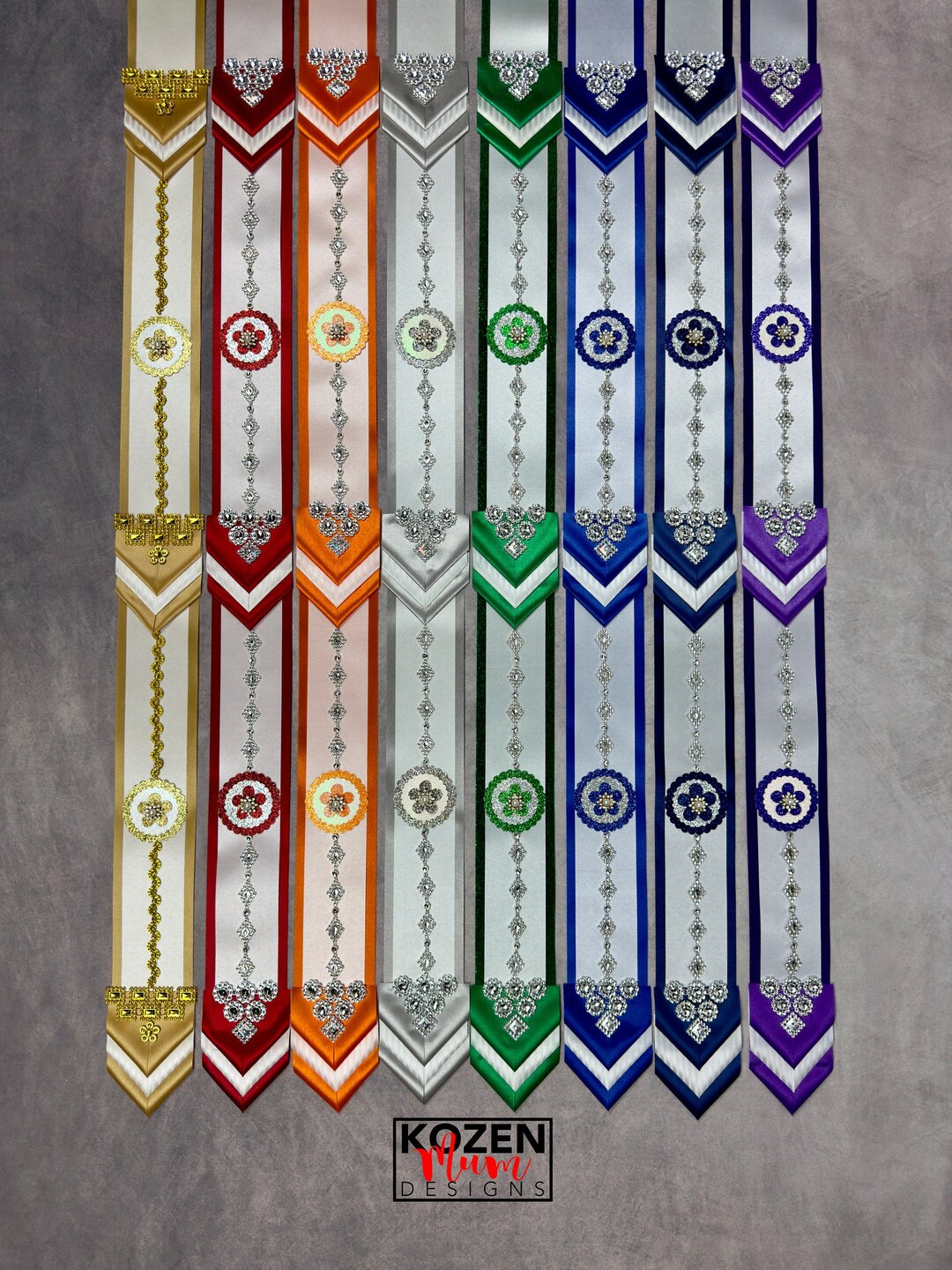 Custom Decorative Ribbon for Homecoming Mum With Arrows, Glitter Cut ...