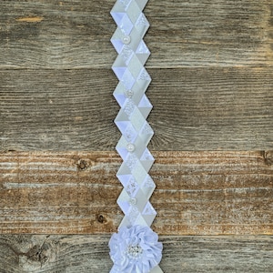 SILVER Fancy Victory Braid for Homecoming Mum With Custom - Etsy