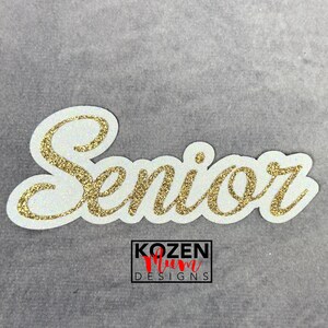 Custom SENIOR Die Cut SWEET PEA Font for Homecoming Mum - Etsy