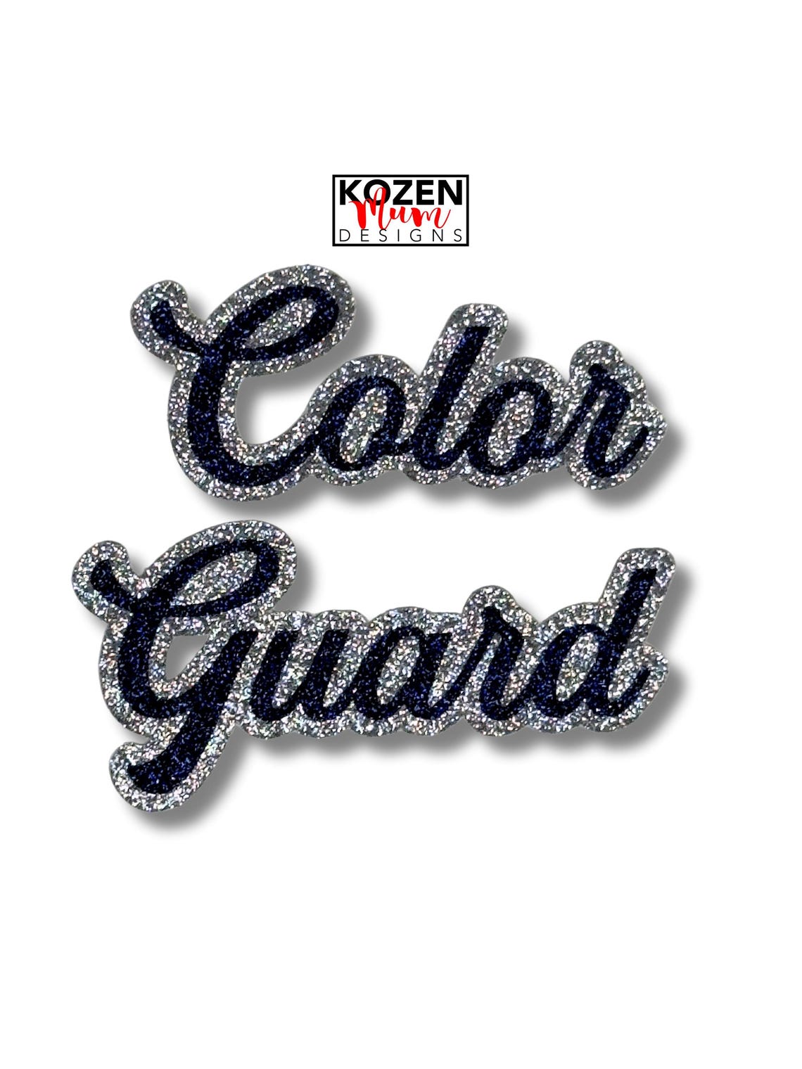 Activity Words in Gardenia Font. Custom Glitter Paper Cutouts Used for ...