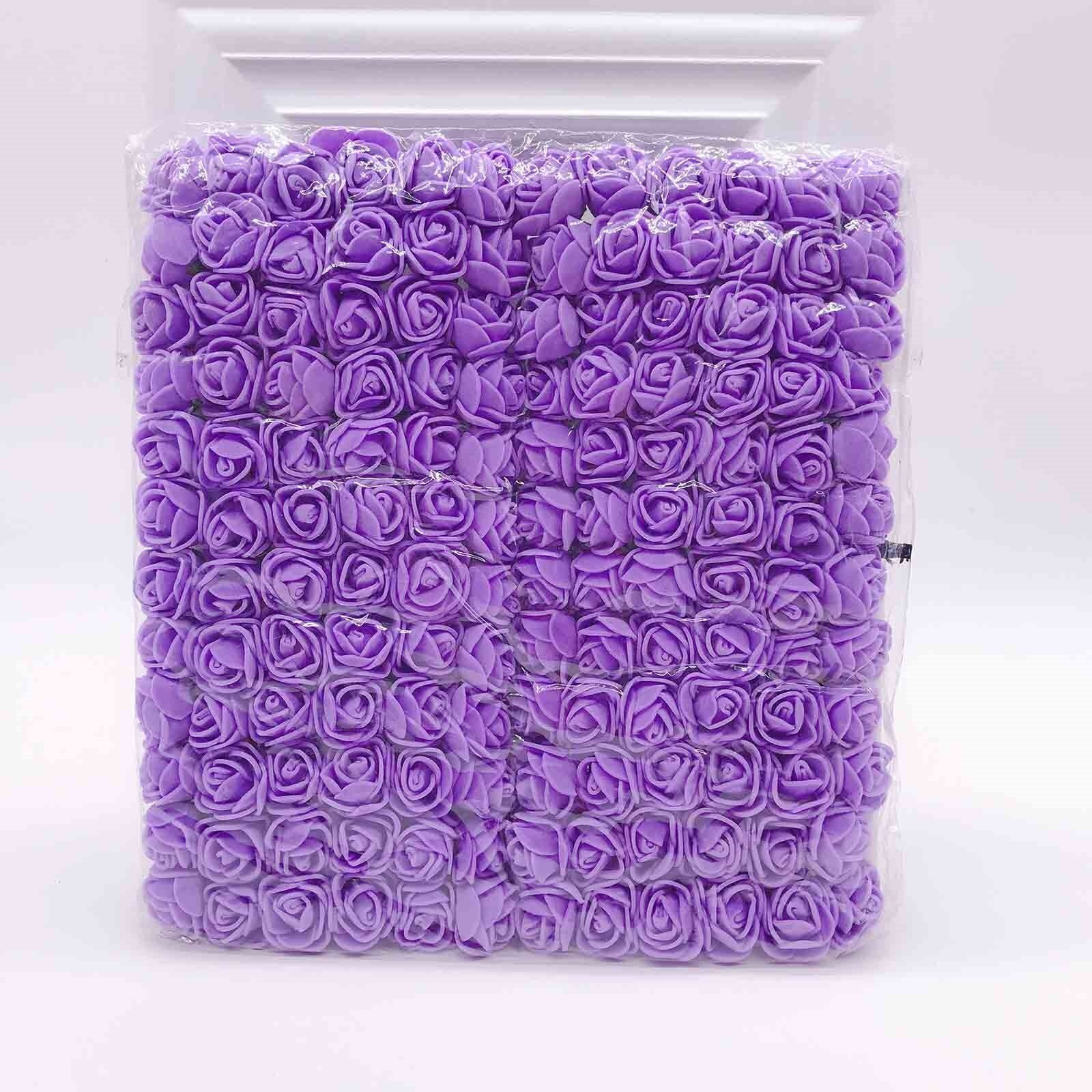 144pcs 2cm Mini Foam Roses for Home Wedding Fake Flower Decor ...