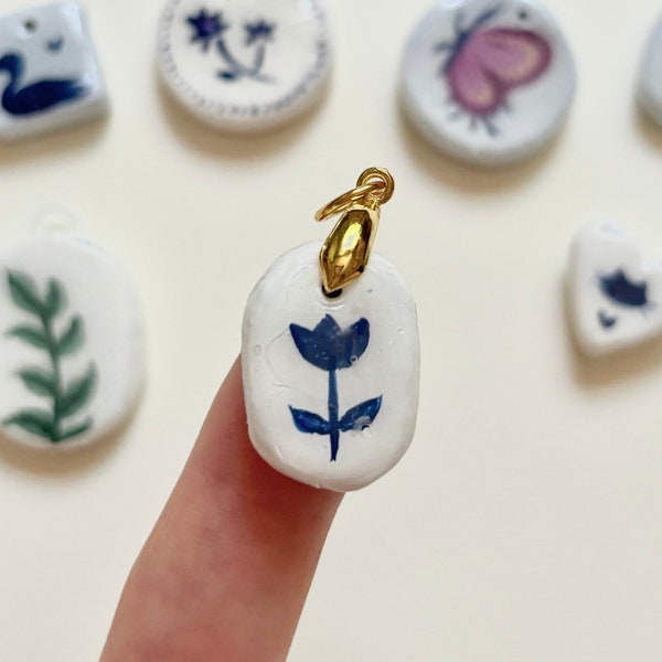 Clay Charm Necklace - Etsy