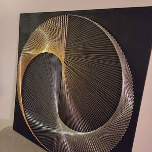 Yin Yang String Art Wall Art String Art Wall Decor Home Decor Office Decoration Yoga Studio ...