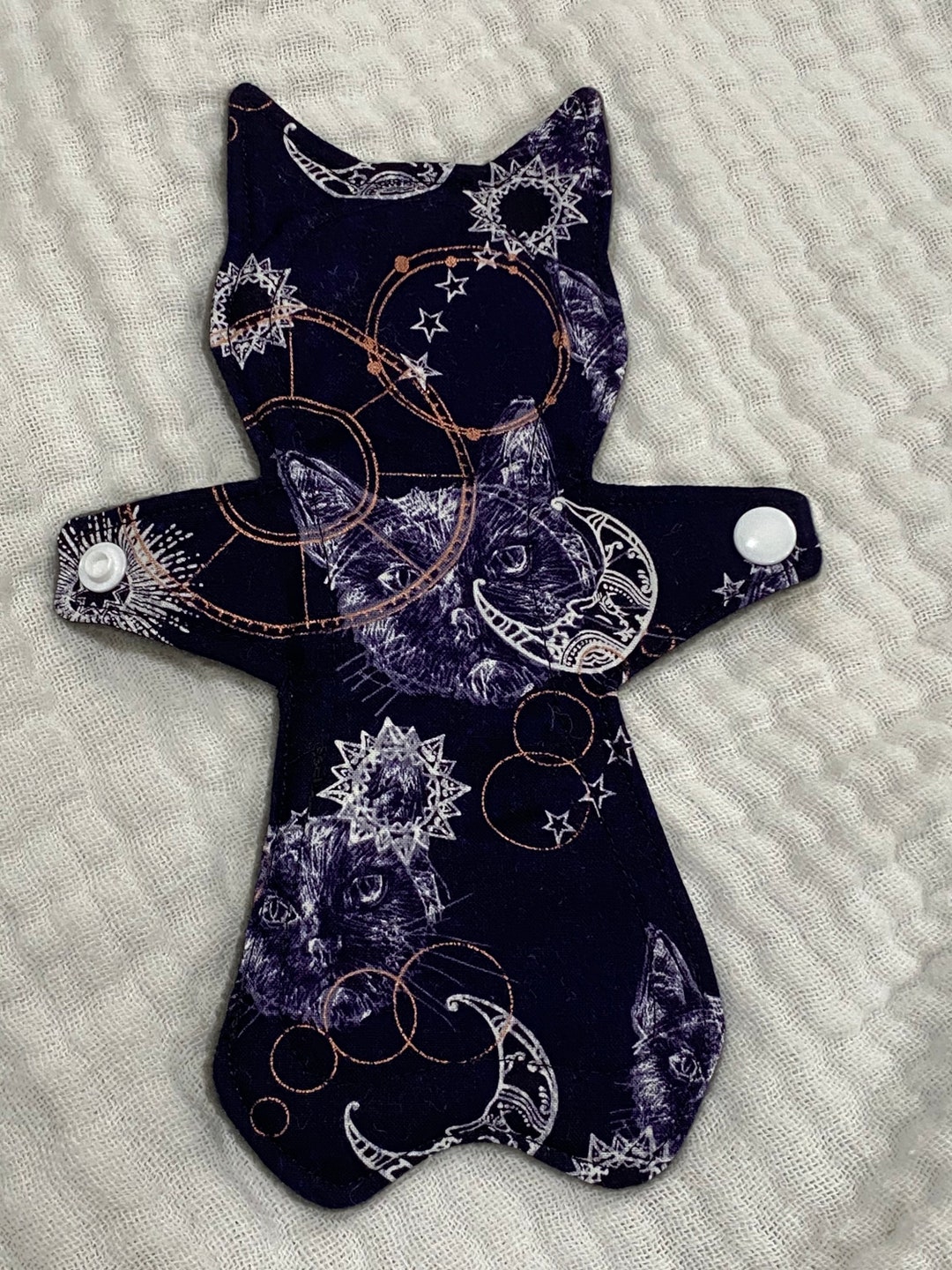 Celestial Cat, Cat Shaped, Reusable Pads, Cloth Pad, Period Pad, Eco ...