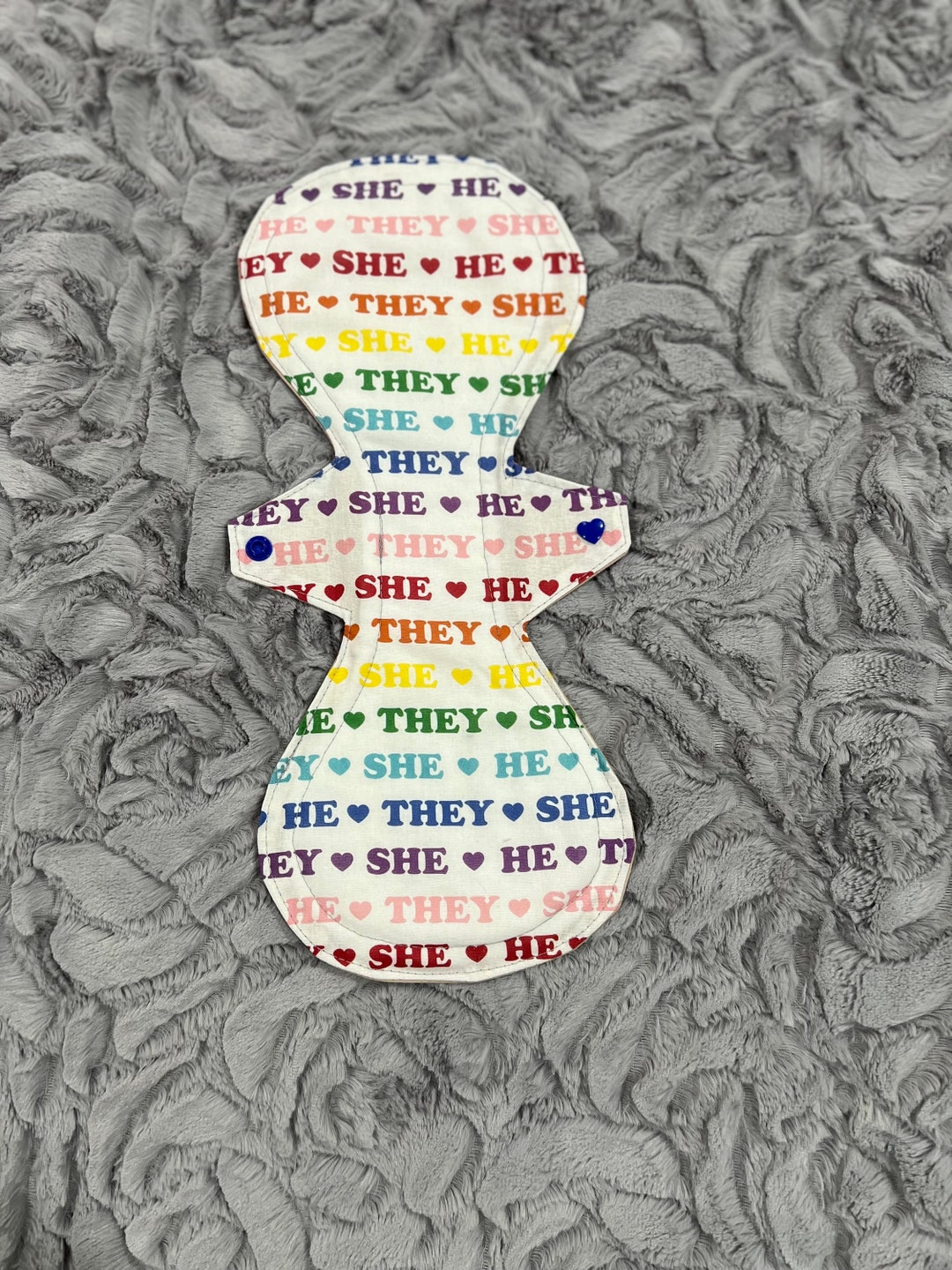 Pride Pronouns, Wide Gusset, Reusable Pads, Cloth Pad, Period Pad, Eco ...