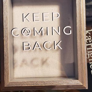 Alcoholics Anonymous Chip Storage Shadow Box - Etsy
