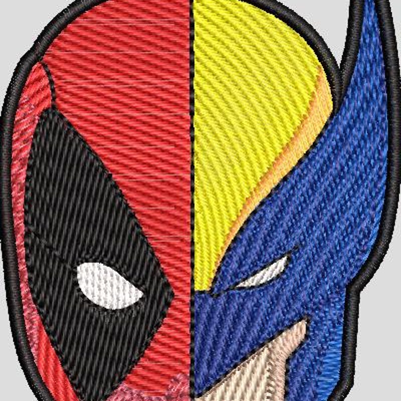 Deadpool and Wolverine Embroidery Design - Etsy