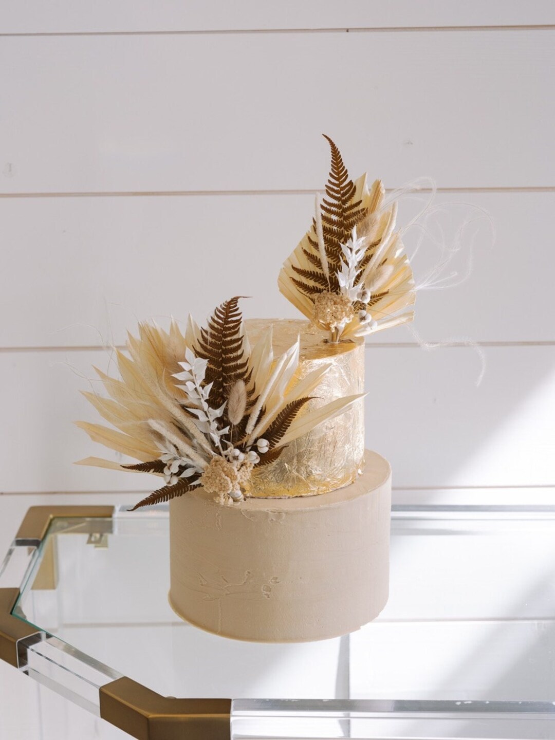 Boho Wedding Cake Toppers Dried Floral Cake Topper Boho Wedding Cake ...