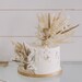 Boho Wedding Cake Topper Dried Floral Cake Topper Boho Wedding Cake ...