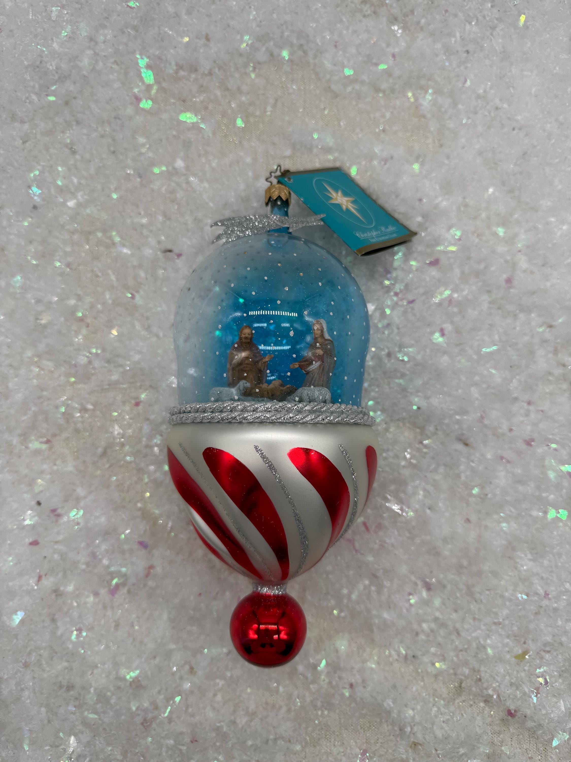 Christopher Radko Nativity Ornament – Italian Hand-blown Glass With Box ...