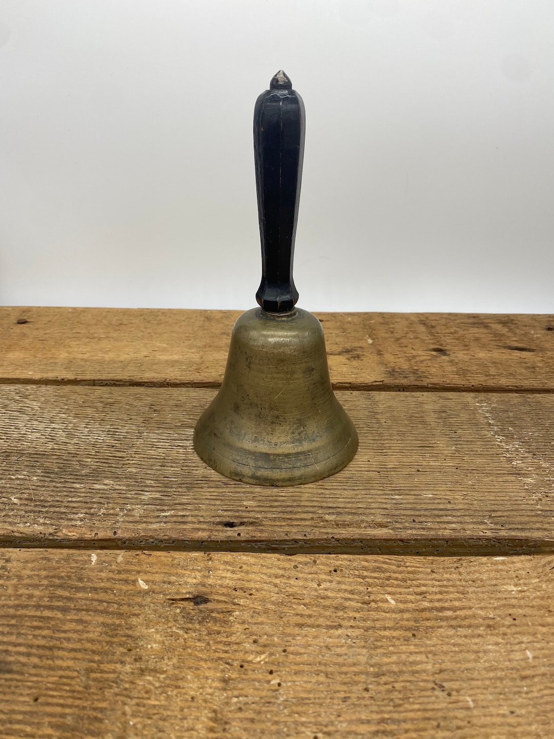 Stanley Hand Held Brass School Bell - Etsy