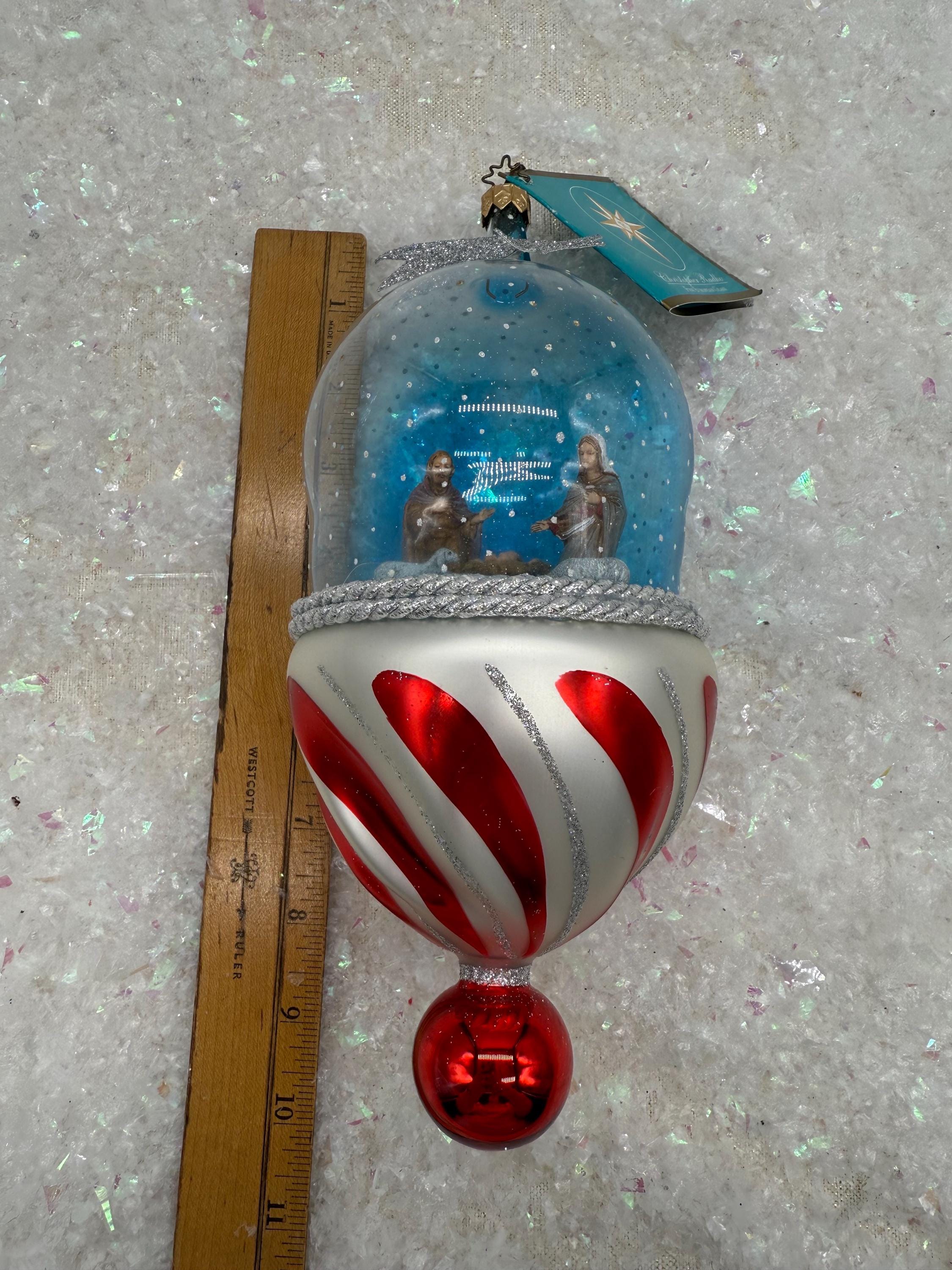 Christopher Radko Nativity Ornament – Italian Hand-blown Glass With Box ...