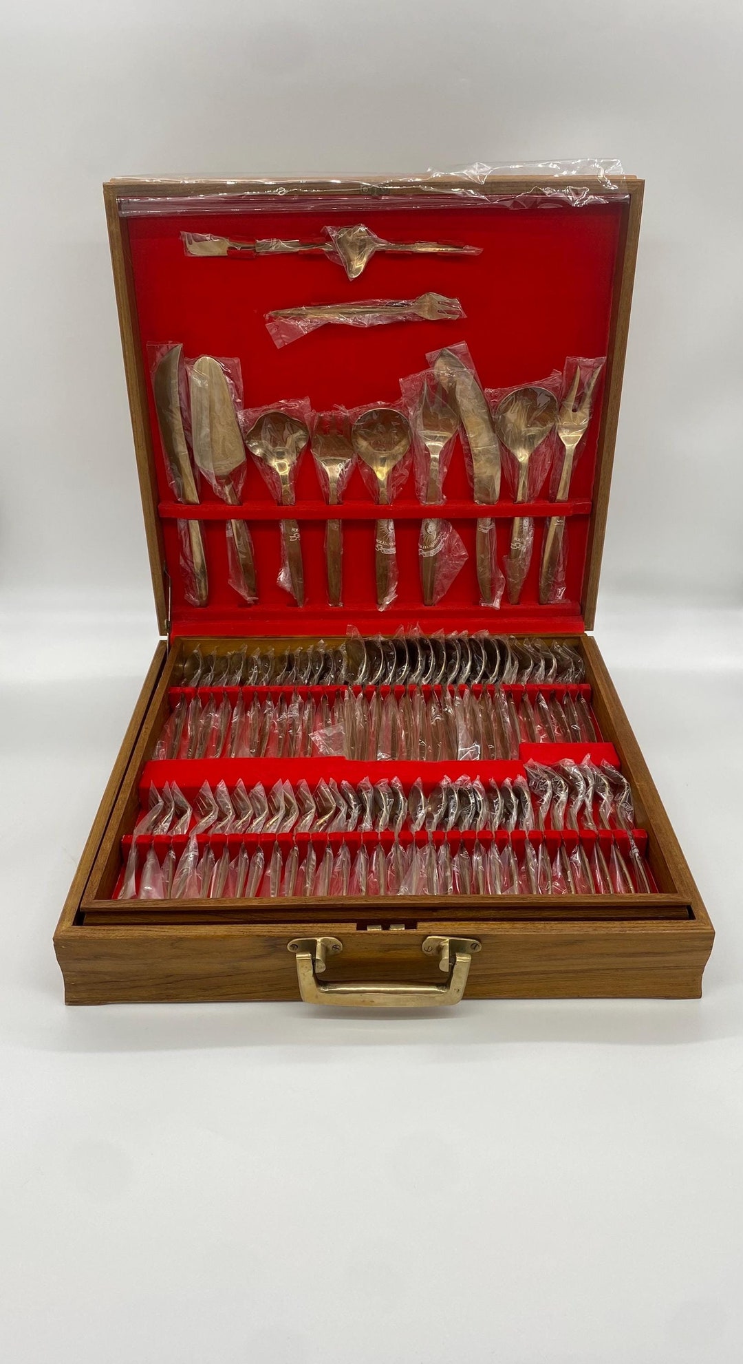 Genuine Solid Nickle-bronze Bronzeware Complete Cutlery Set - Etsy