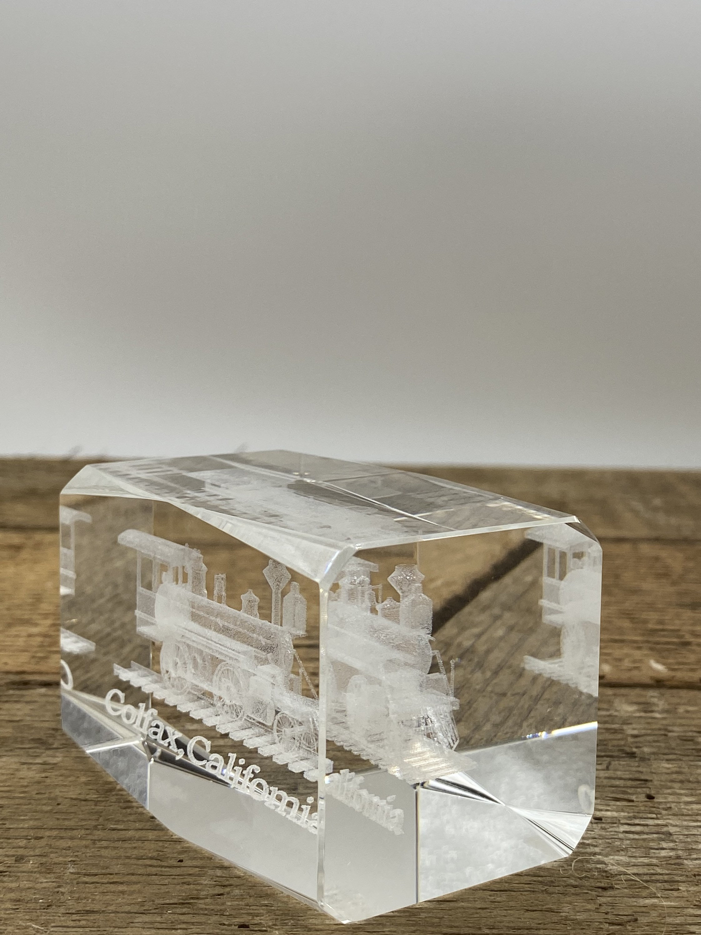 Crystal Train Paperweight - Etsy