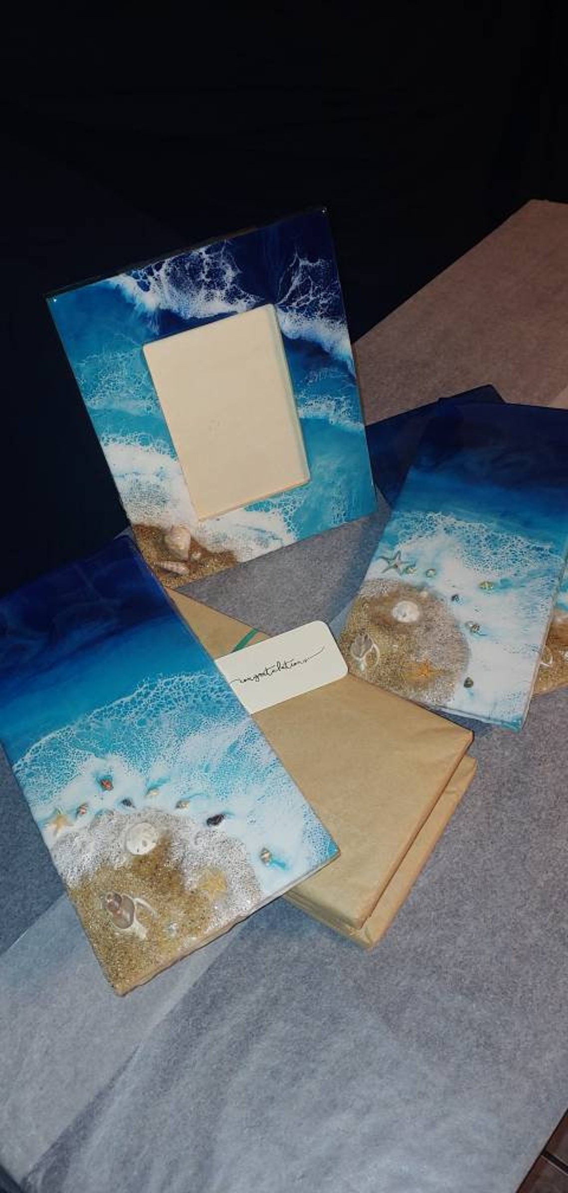 Beach Scene Resin Picture Frame - Etsy