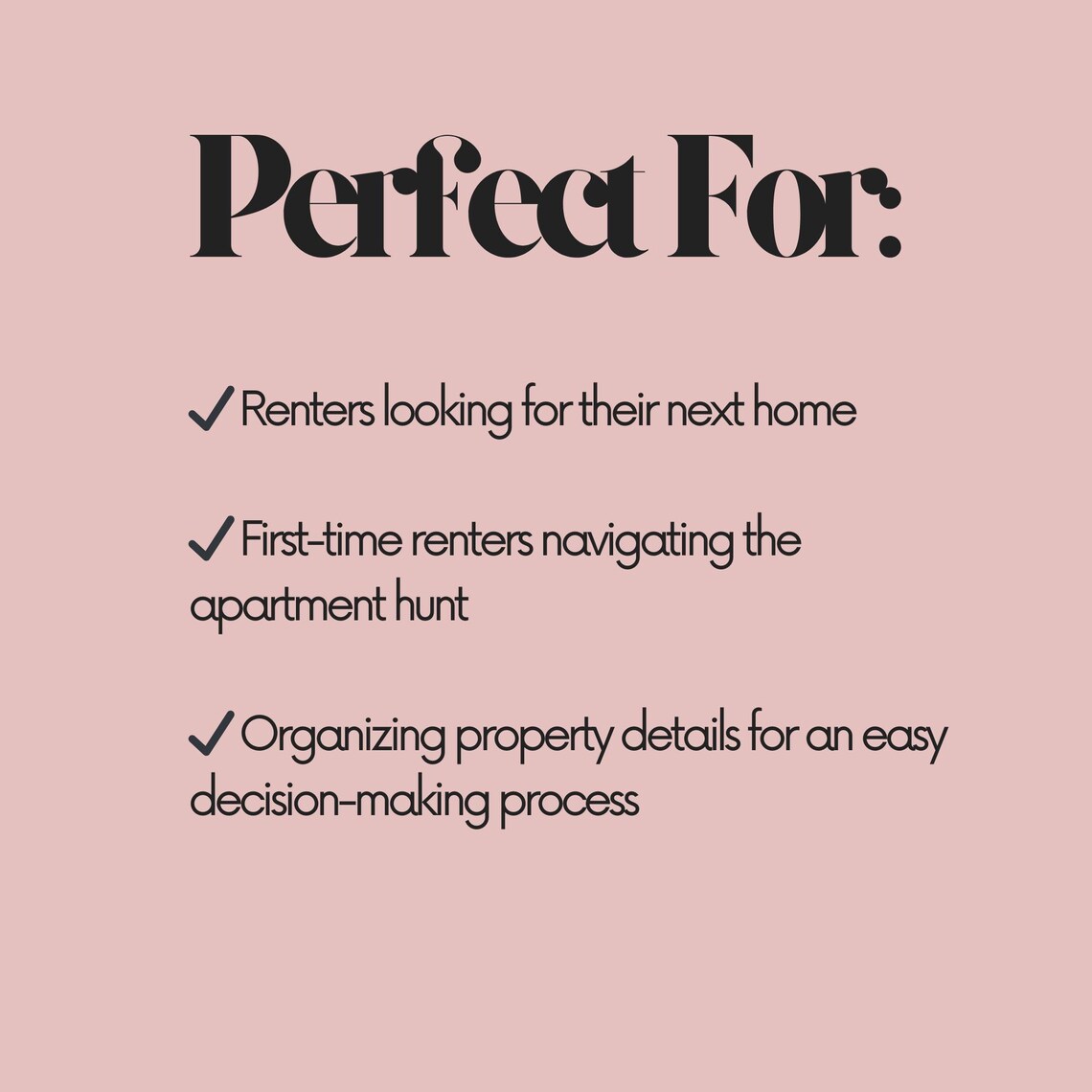 Apartment Finder Comparison Worksheet - Digital Download (editable in ...