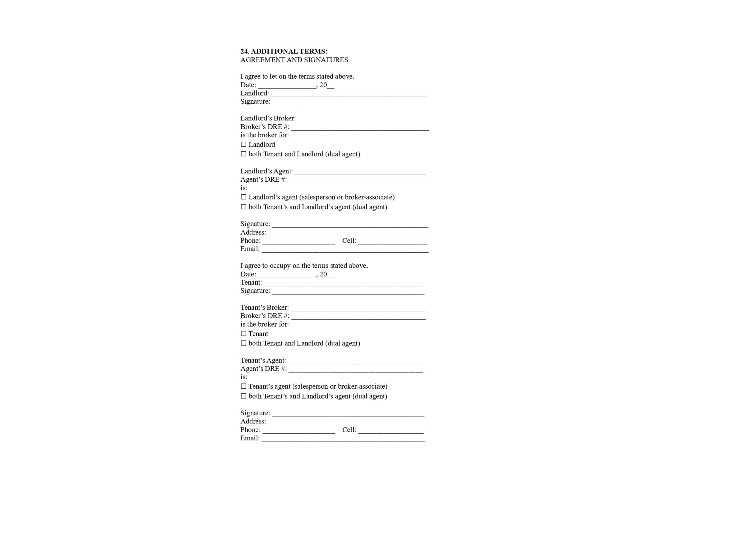 Commercial Lease Agreement Template | Property Lease Contract ...