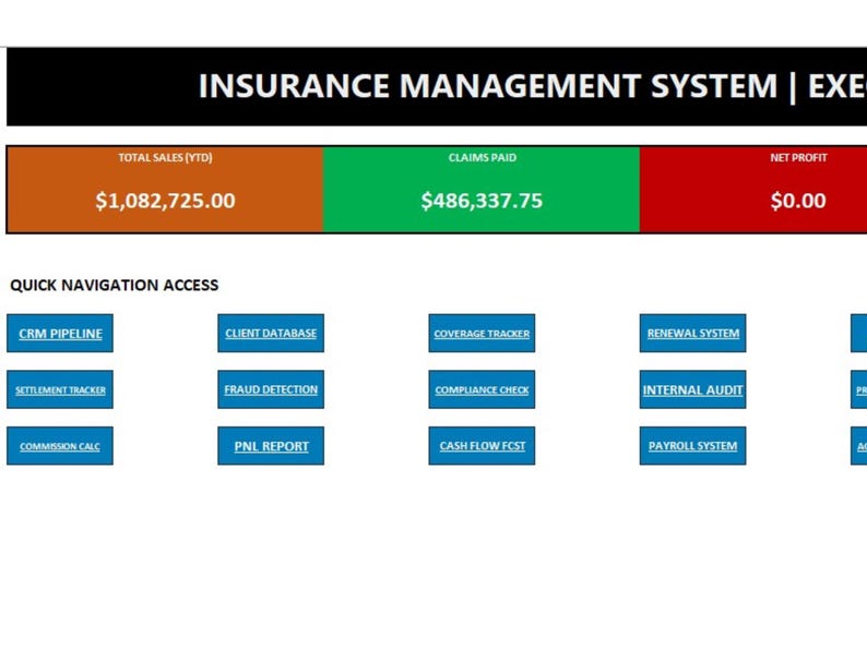 Ultimate Insurance Operations System | 20 Professional Insurance ...