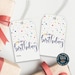 Printable Gift Tag / Happy Birthday Gift Tag / Printable Tag / Favor ...