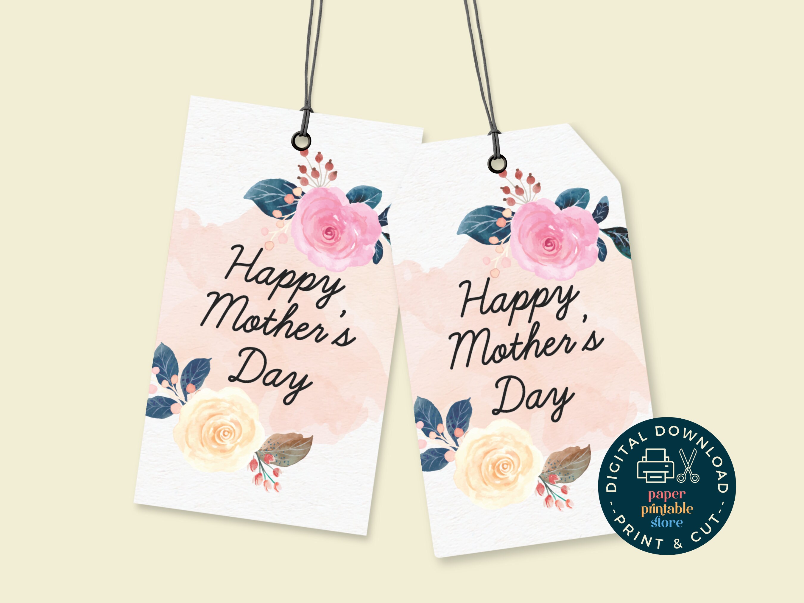 Mother's Day Gift Tags | Printable Gift Tags | Mothers Day Tags ...