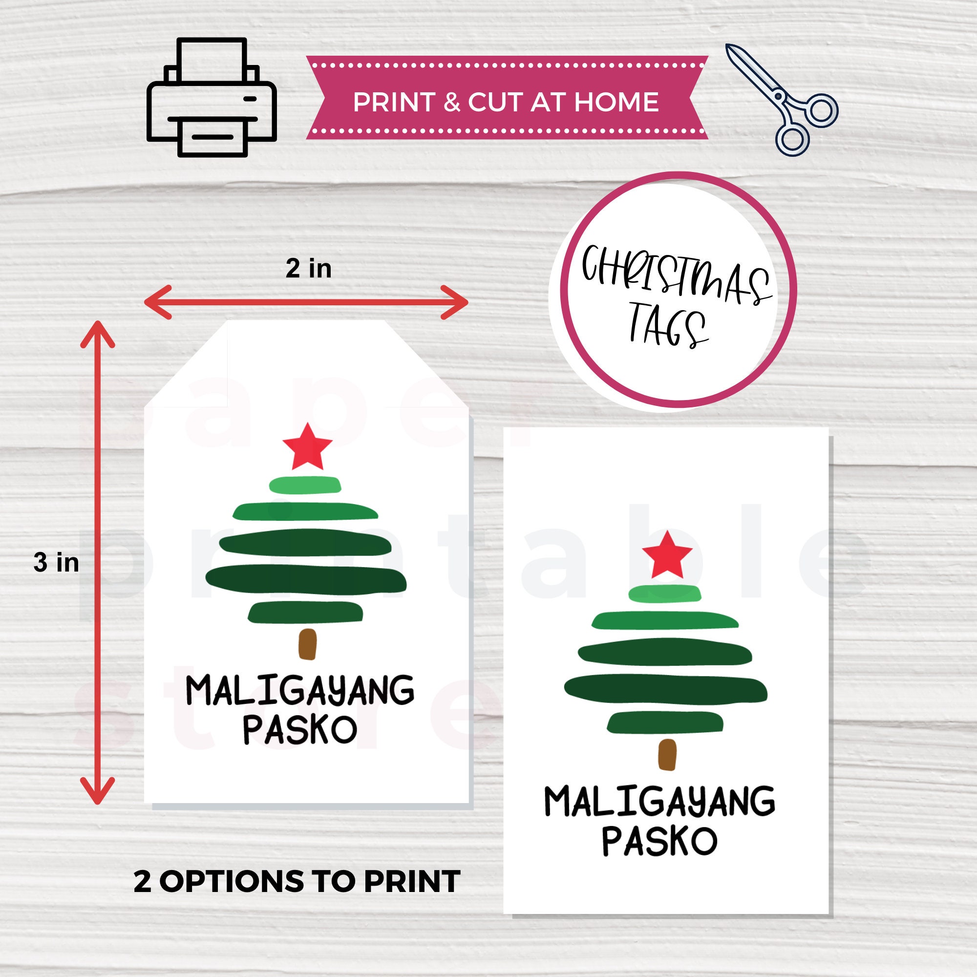 Maligayang Pasko, Paskong Pinoy Gift Tag, Pinoy Christmas, Christmas ...