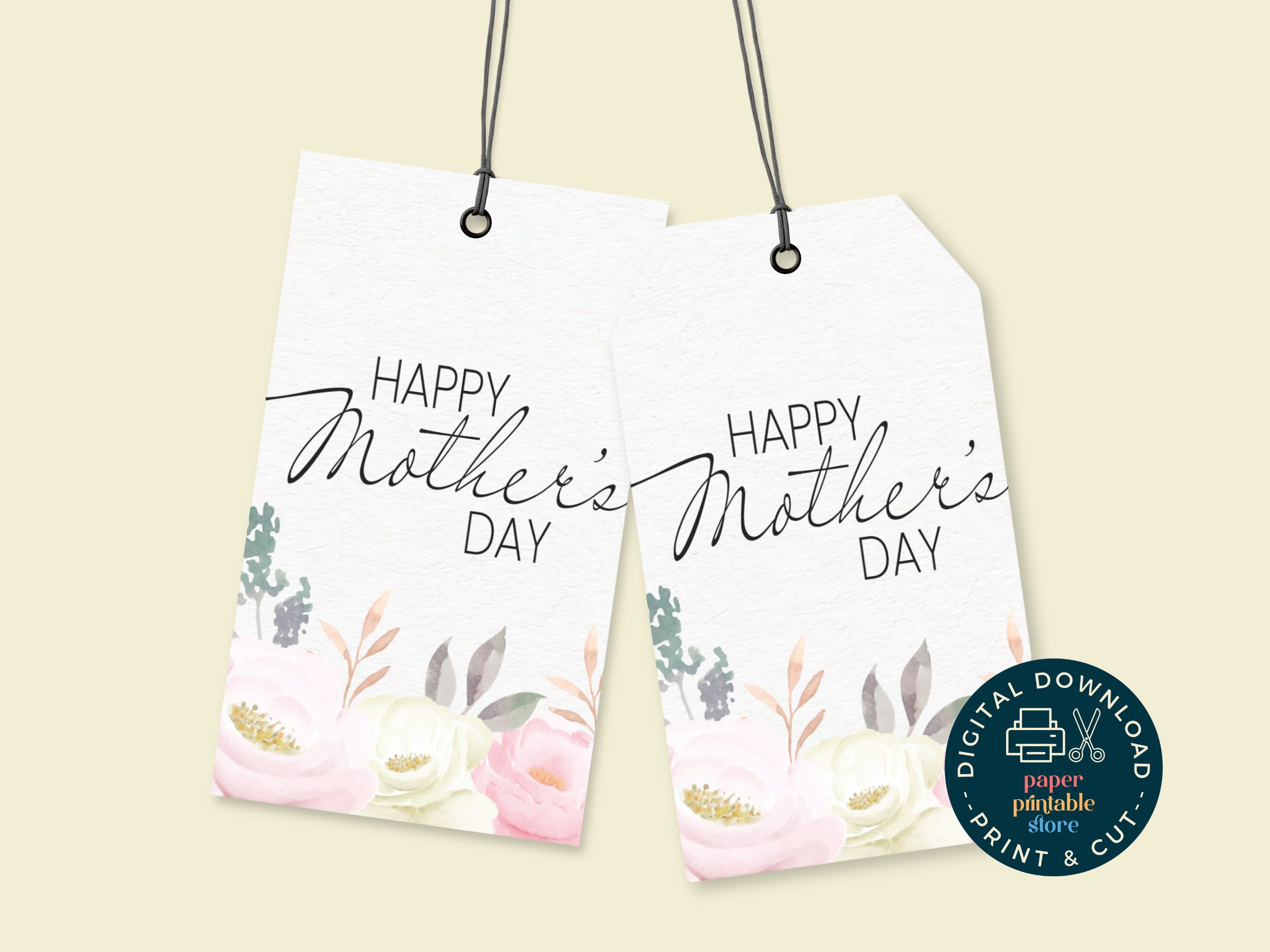 Mother's Day Gift Tags Printable Gift Tags Mothers Day Tags Mothers Day ...
