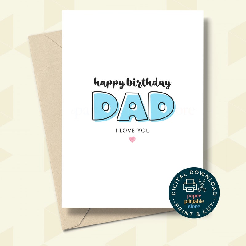 Dad Birthday Card - Etsy