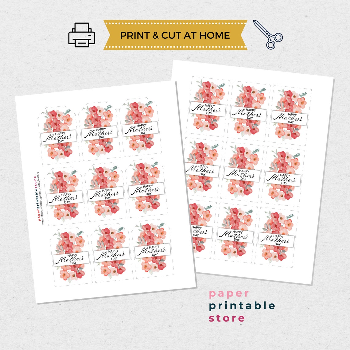 Mother's Day Gift Tags | Printable Gift Tags | Mothers Day Tags ...