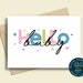 Hello Baby Printable Card, New Baby Instant Download Card, Greeting ...