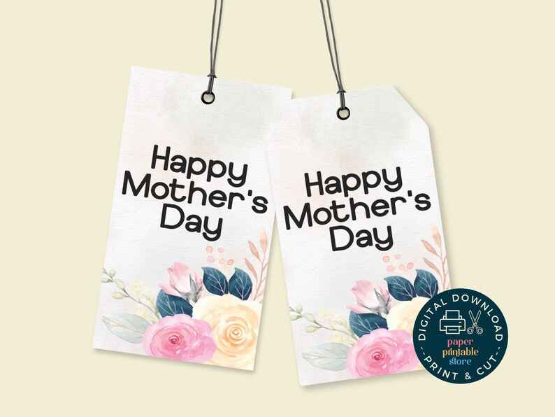 Mother's Day Gift Tags Printable Gift Tags Mothers Day Tags Mothers Day ...
