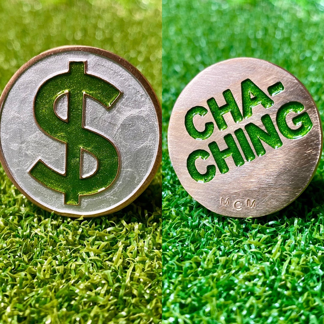 Cha-ching Custom Golf Ball Marker!!! - Etsy