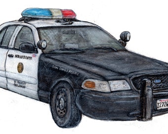 Sdpd Car - Etsy