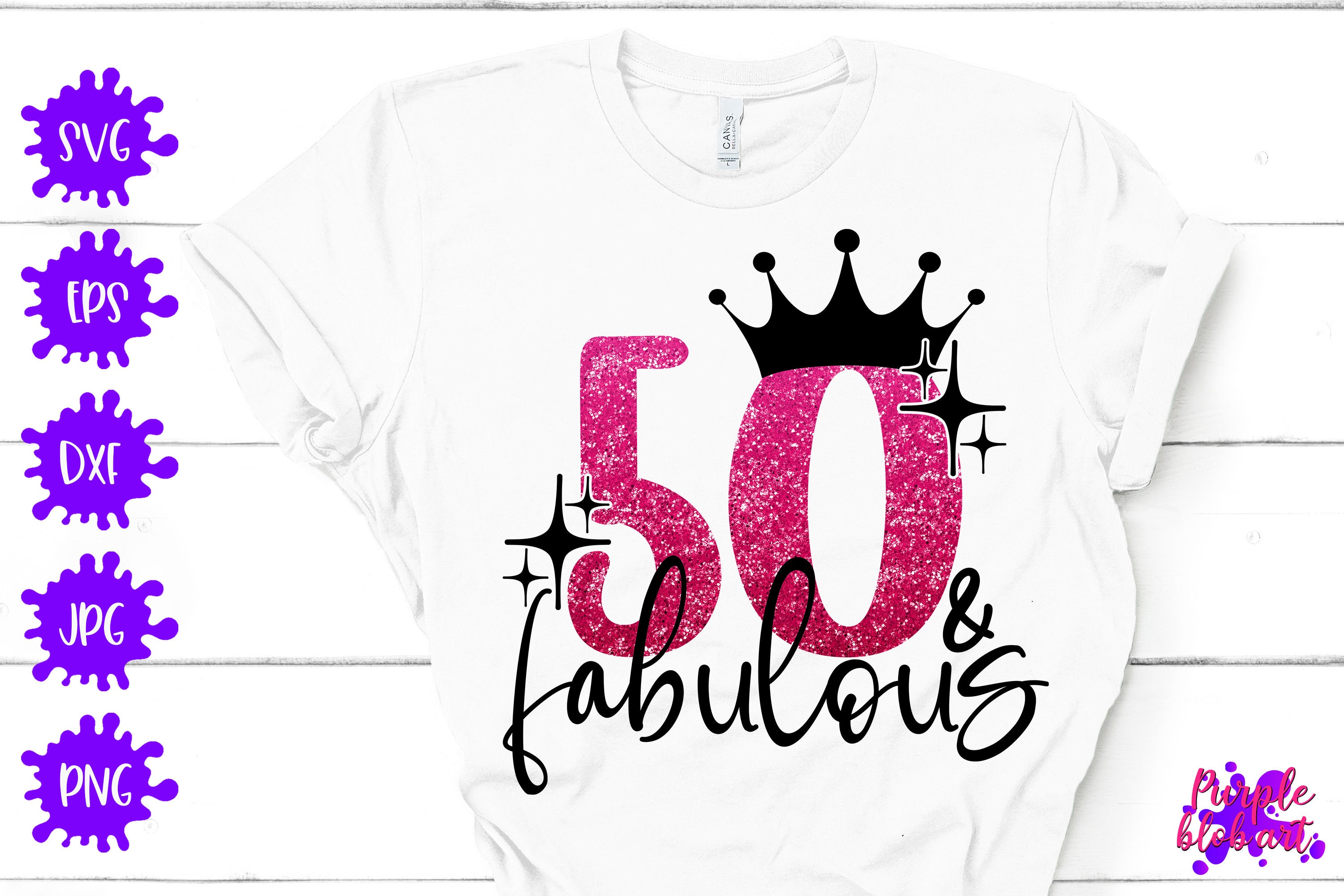 50 Fabulous Svg 50th Birthday Svg Birthday Woman Quote Grandma Etsy